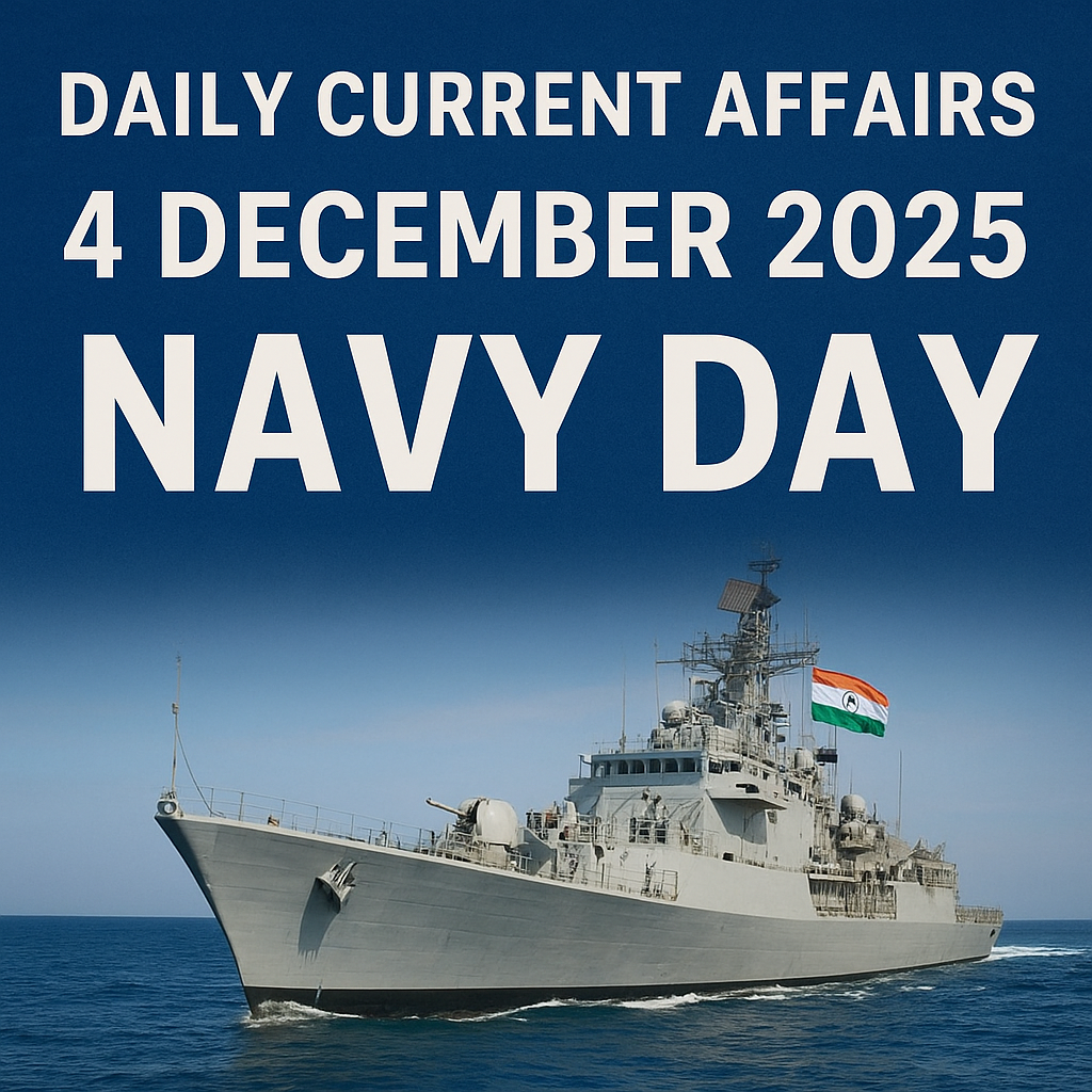 Daily Current Affairs – 4 December 2025 | Navy Day, India–Russia Summit ...